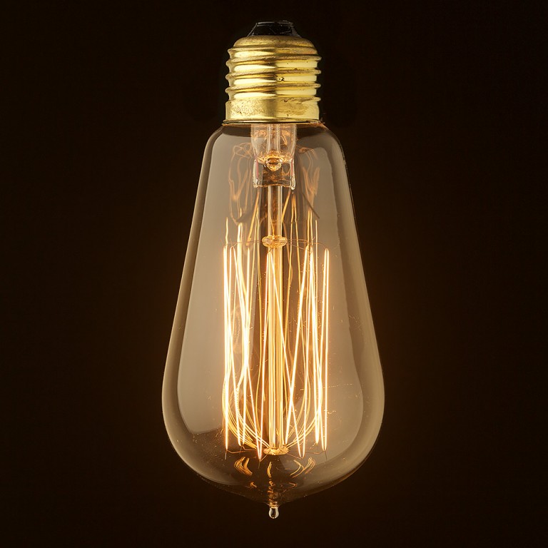 Vintage Edison Medium Tube Filament Bulb E27