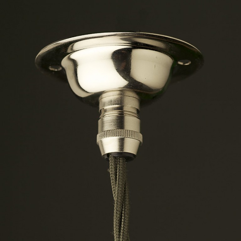 Edison style light bulb E27 nickel fitting