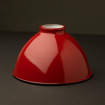 Red Dome Light Shade 175mm