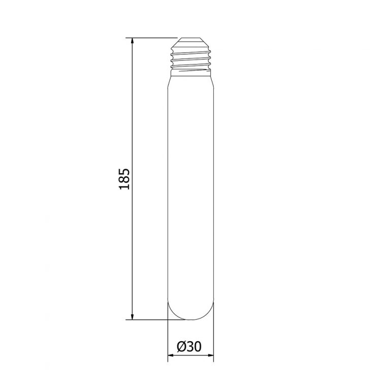 Vintage Edison Medium Tube Filament Bulb E27