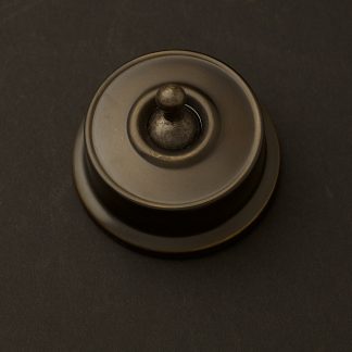 Federation Antique Brass single light switch