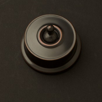 Federation Antique Copper single light switch