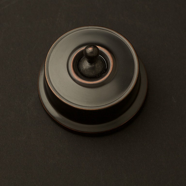 Federation Antique Copper single light switch