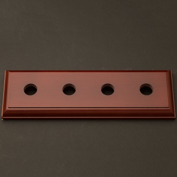 Traditional timber long square quad switch block