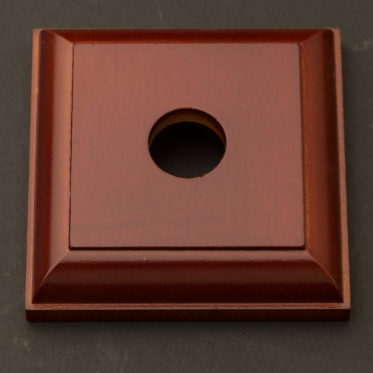 Traditional timber square single switch block