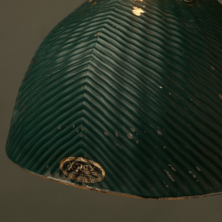 Green Mirror X-Ray Shade Booth Pendant