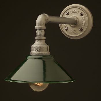 Small Shade Straight Arm Wall Light