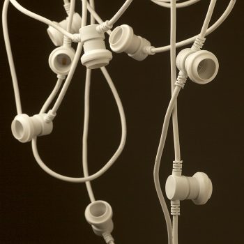 Vintage white Edison 20 Bulb Party Lighting 230V