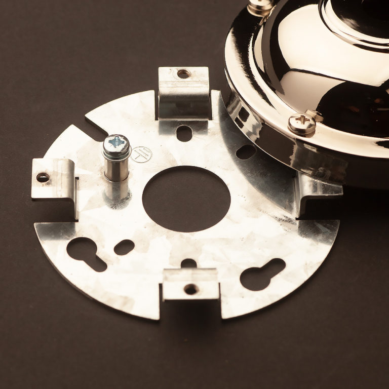 90mm Brass Wall and Ceiling Plate - Edison Light Globes Pty Ltd