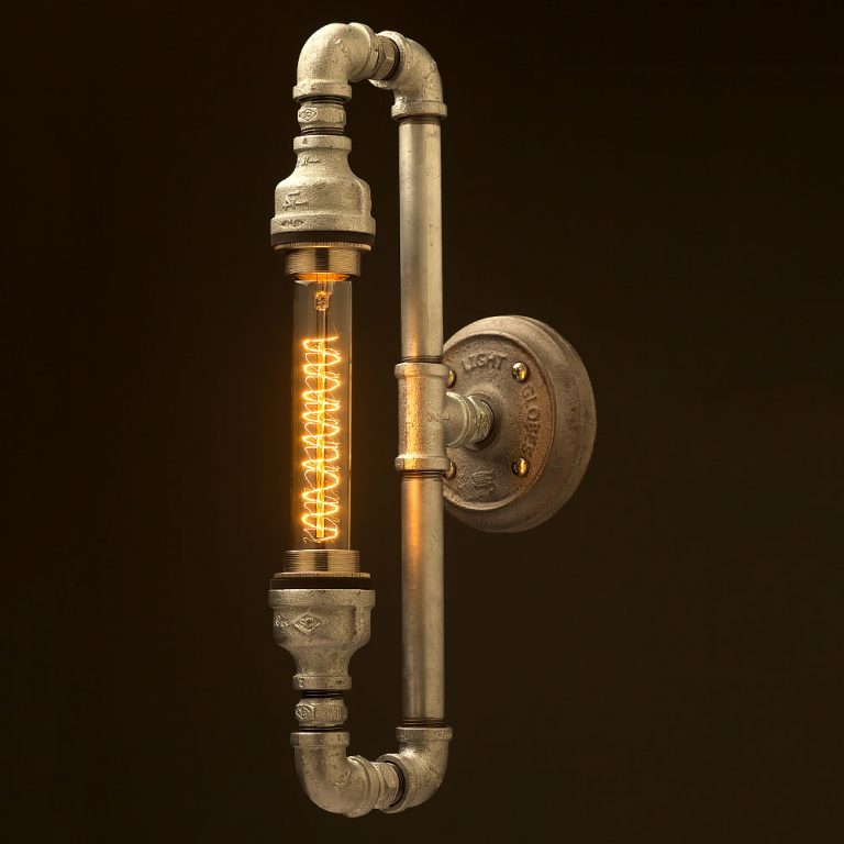 Plumbing pipe tube bulb loop light