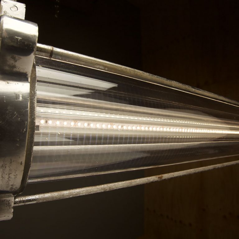 1570 mm Vintage glass explosion proof cast aluminium light - Edison ...