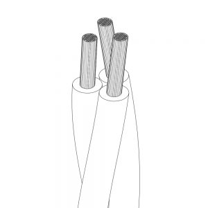 Fabric Covered Braided 3 Core Lighting Flex - Edison Light Globes Pty Ltd