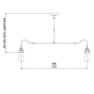 Antique Brass Single Drop Small Table Light: Sophisticated Design