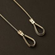 940 mm solid brass pipe loop LED tube light