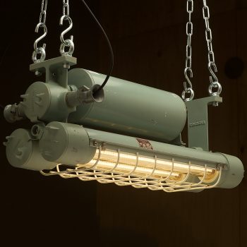 750mm Vintage green explosion proof twin tube light - Edison Light ...