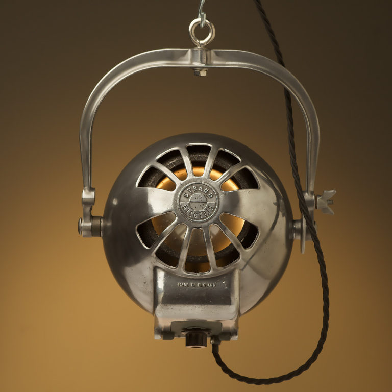 Vintage restored Strand Patt 123 Theater Spotlight