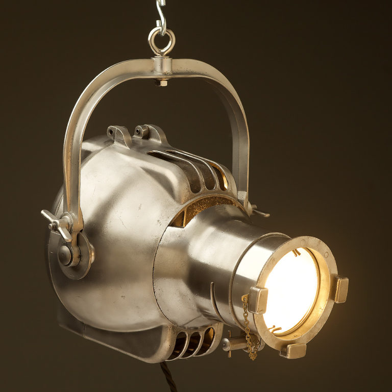 Vintage restored Strand Patt 123 Theater Spotlight