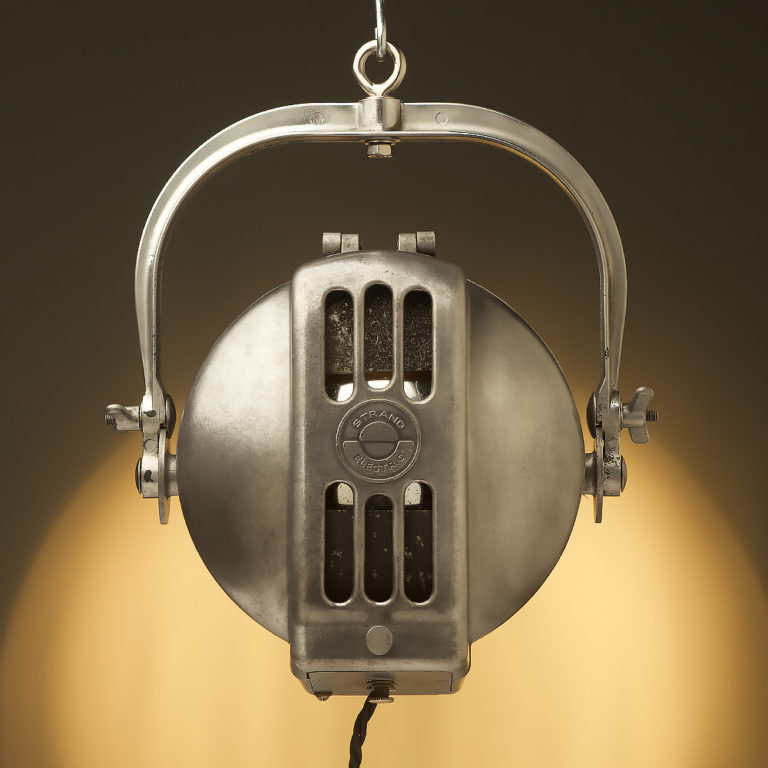 Vintage restored Strand Patt 123 Theater Spotlight