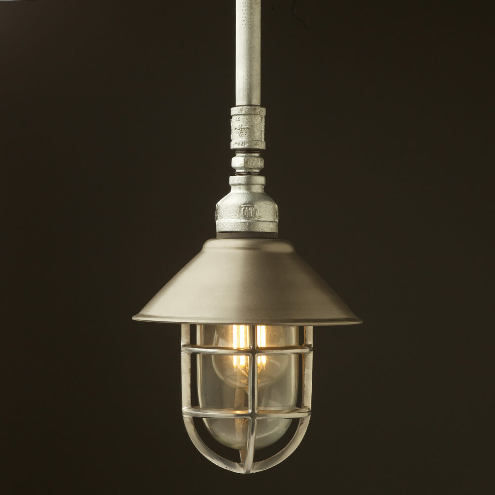 Plumbing Pipe Caged Pendant