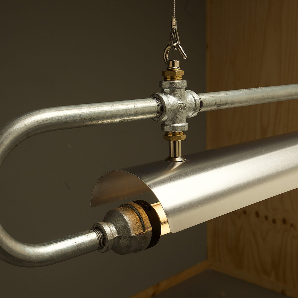 1500 mm Pipe Loop LED Tube Light: Custom-Made Plumbing Light