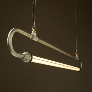 1500 mm Pipe Loop LED Tube Light: Custom-Made Plumbing Light