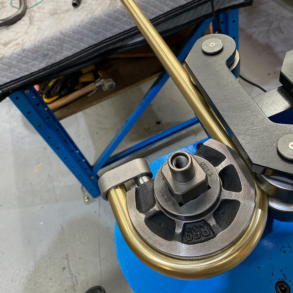 940 mm solid brass pipe loop LED tube light