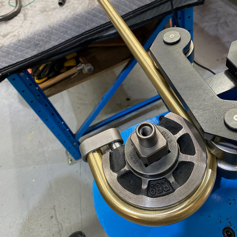 940 mm solid brass pipe loop LED tube light