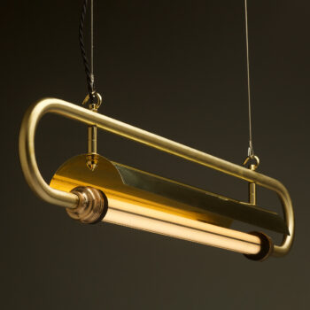 940 mm solid brass pipe loop LED tube light