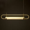 940 mm solid brass pipe loop LED tube light