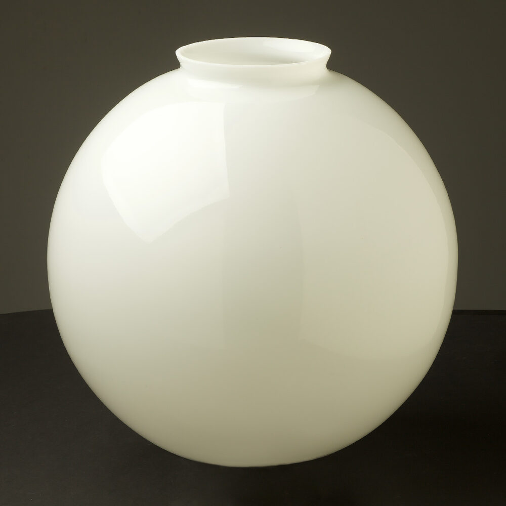 405mm Opal glass spherical shade - Edison Light Globes Pty Ltd
