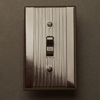 Bakelite Art Deco single switch