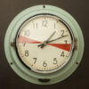 Vintage Ship's Citizen Wall Clock green with radio silence no brand