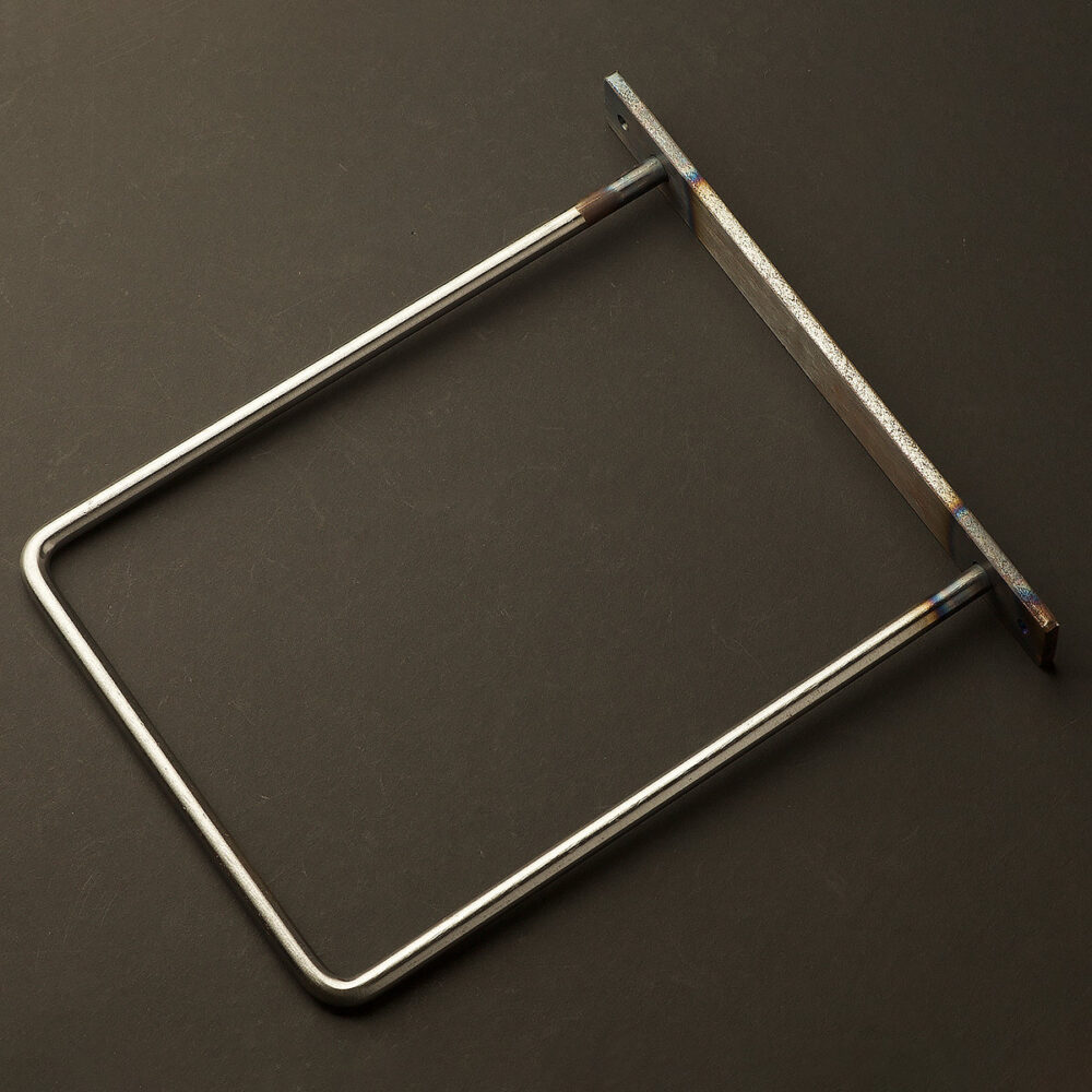 250mm deep plain steel D shelf bracket - Edison Light Globes Pty Ltd